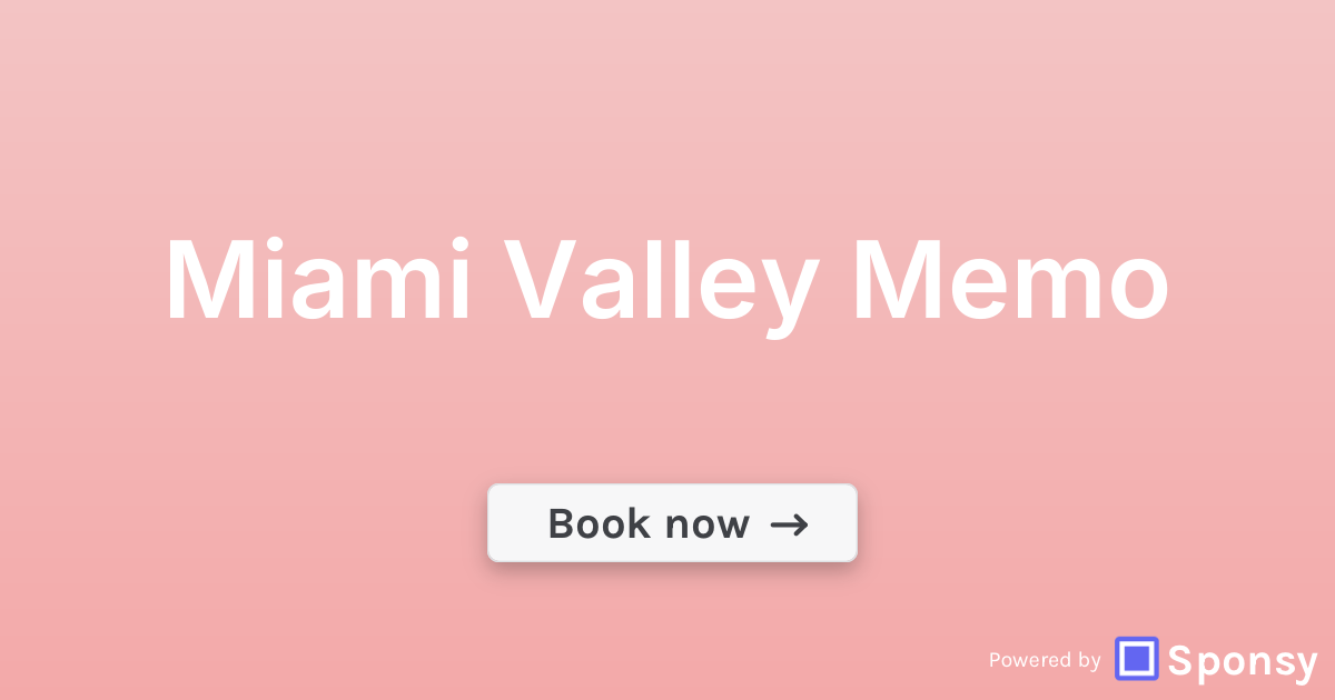 Miami Valley Memo | Sponsy